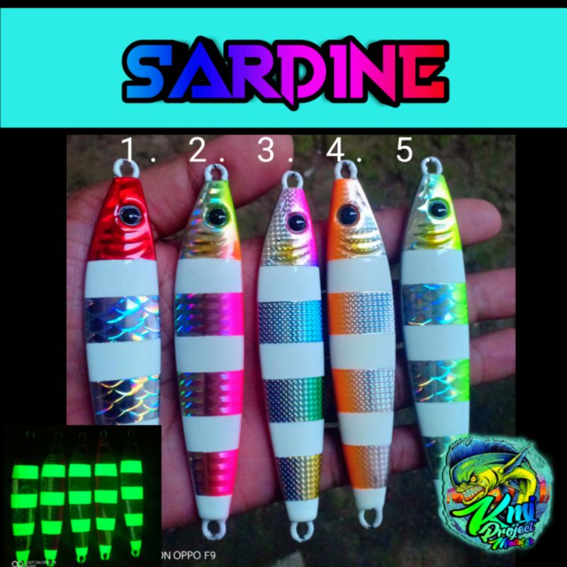 Jual Metal jig sardine 15g 30g 40g 60g 80g 100 g | Shopee Indonesia