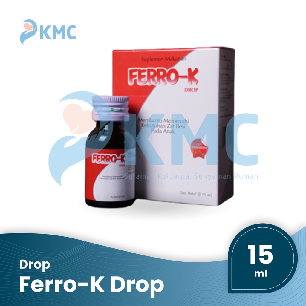 Jual Ferro-K Drop 15ml Suplemen Zat Besi Anak | Shopee Indonesia