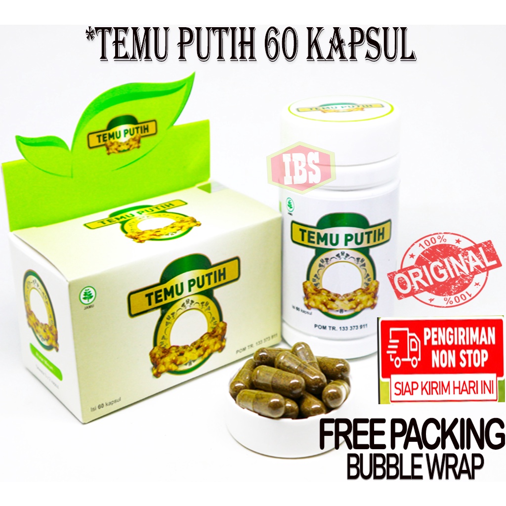 Jual KAPSUL TEMU PUTIH OBAT HERBAL ANTI KANKER ANTI OKSIDAN ANTI ...