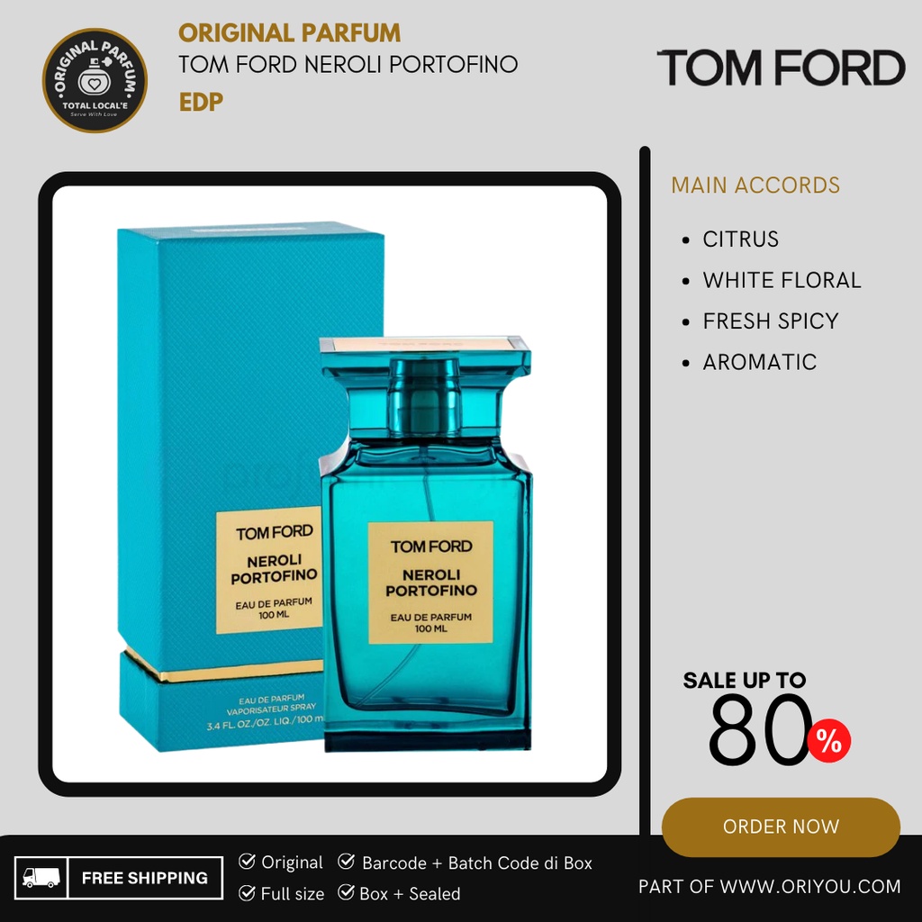 Jual TOM FORD NEROLI PORTOFINO 100 ML EDP | Shopee Indonesia