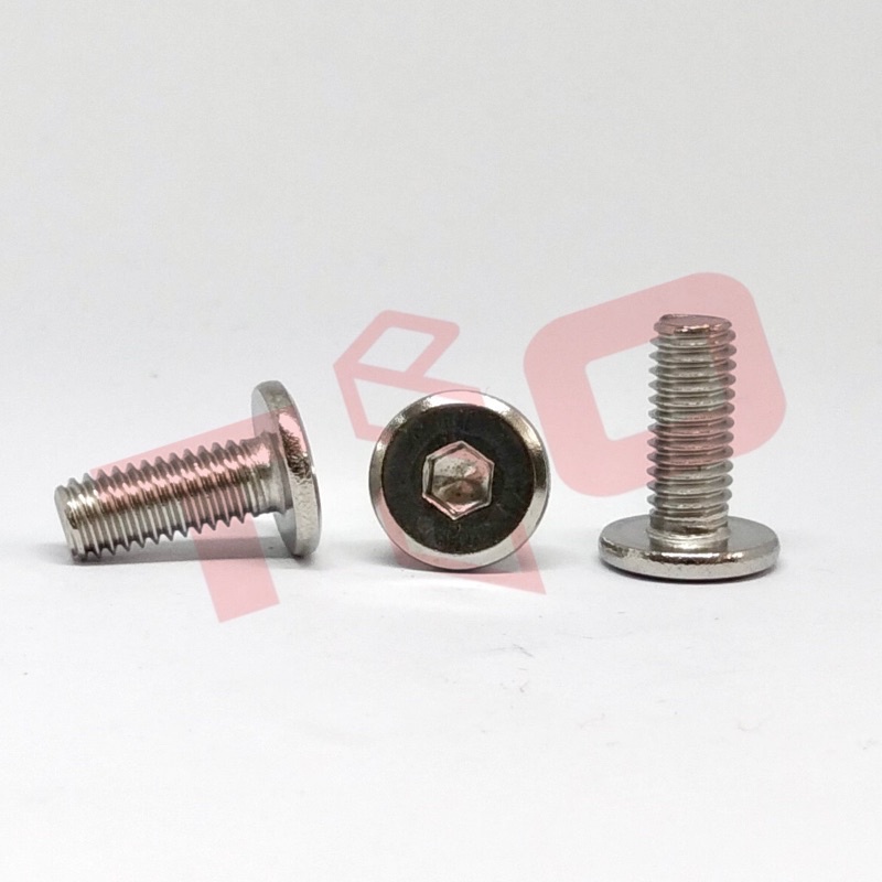 Jual Baut JCBC M6x15 Stainless isi 10 pcs Steel 304 / M6 SS / Knock Down / Knockdown | Shopee ...