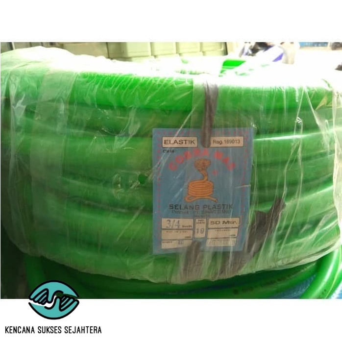Jual SELANG AIR SELANG ELASTIS COBRA MAS 1 IN X 50 METER TEBAL ROLAN ...