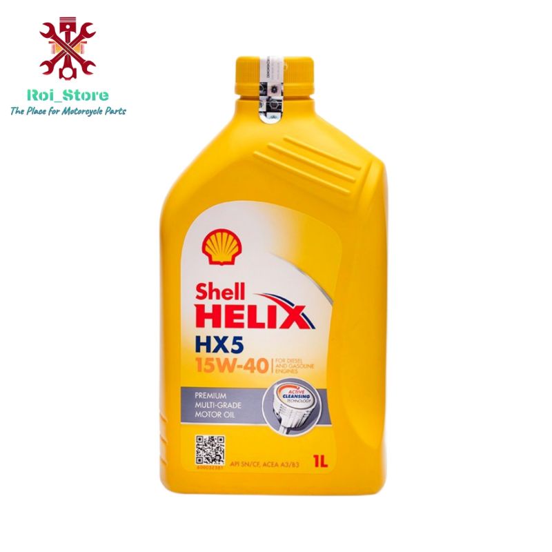 Jual Oli Shell Helix HX5 SAE 15W-40 1 Liter | Shopee Indonesia
