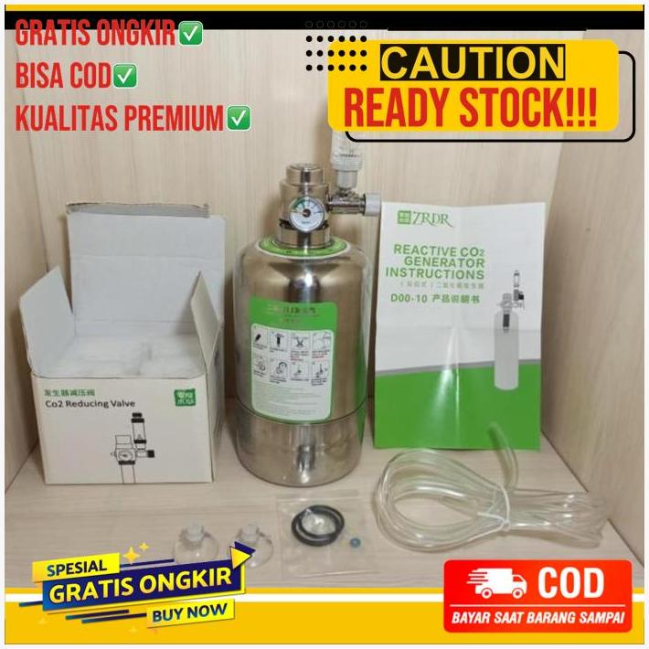 Jual Tabung 1L Co2 Generator Diy Kit Cisod Non Selenoid Regulator Co2 Diy | Shopee Indonesia