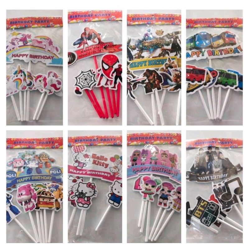 Jual Topper Cake Ultah 1 pack | Shopee Indonesia