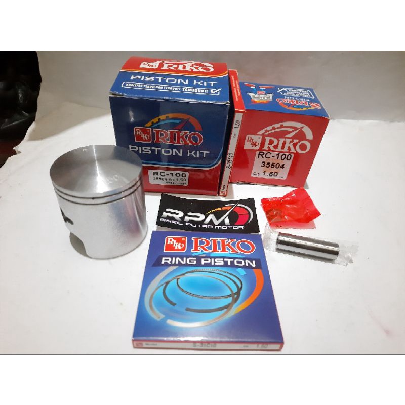 Jual SEHER PISTON KIT SUZUKI RC 100 TORNADO JET COOLED TORNADO OVERSIZE OS STD 0 25 50 75 100 ...