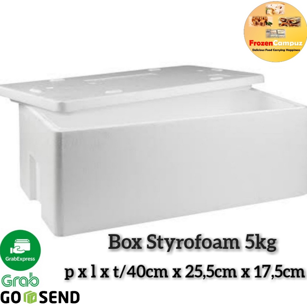 Jual Box Styrofoam Kotak Sterofoam Variasi Ukuran/Styrofoam Box Makanan ...