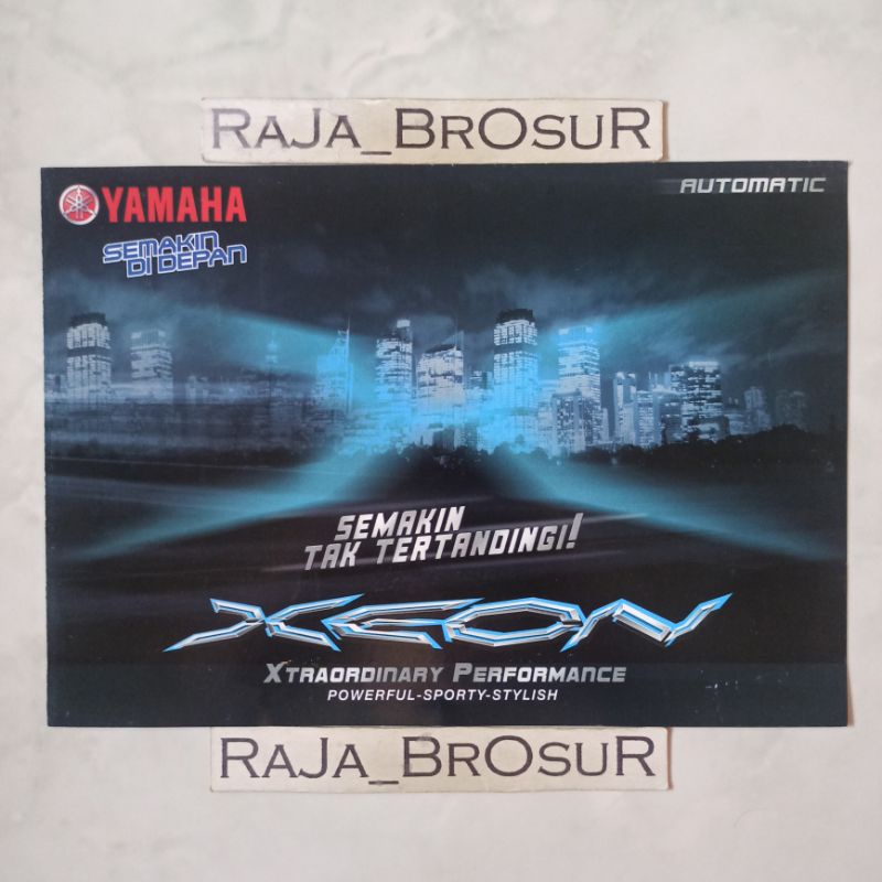 Jual Poster brosur katalog leaflet Yamaha Xeon Karburator Karbu 2010 ...