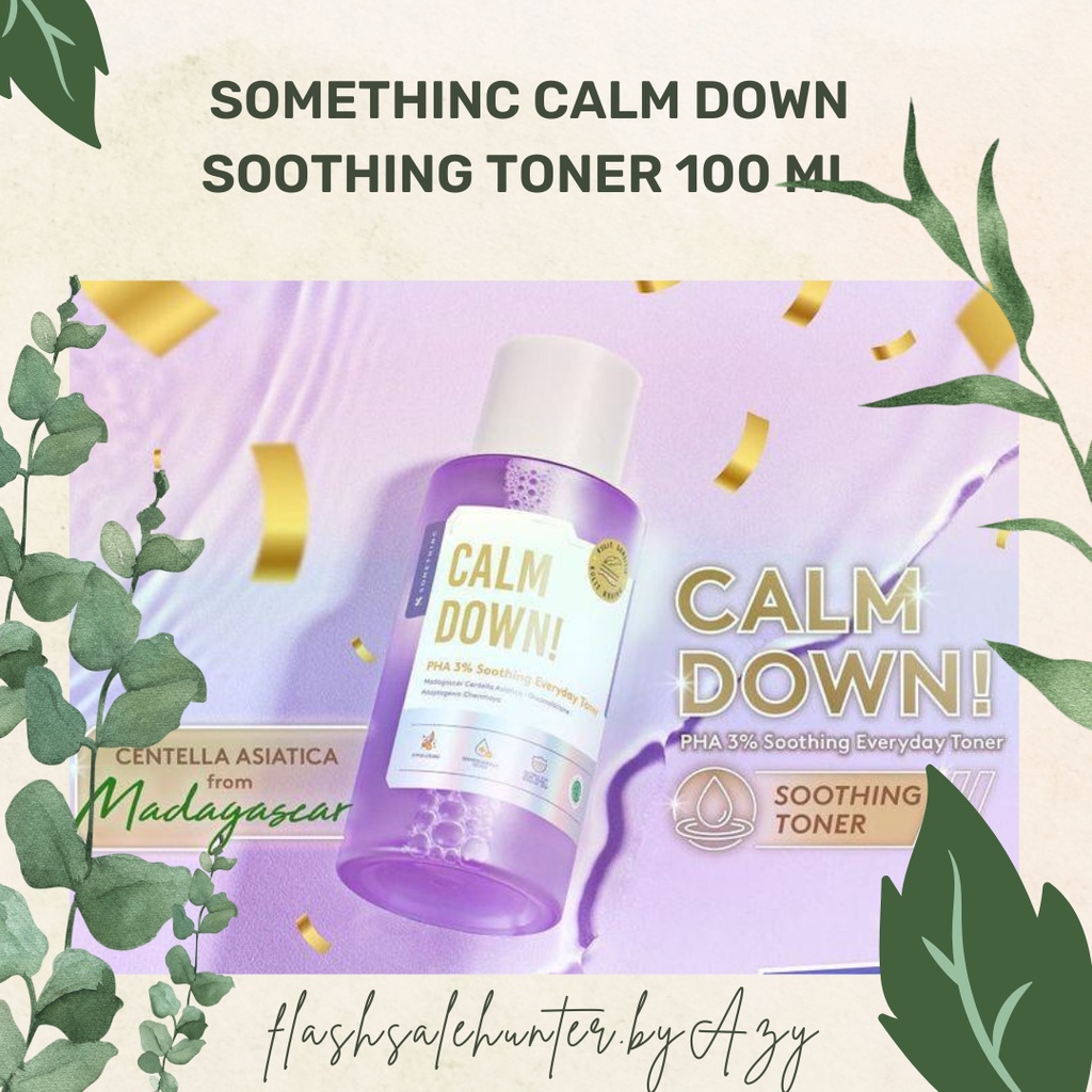 Jual SOMETHINC Calm Down! PHA 3% Everyday Toner 40 ml 100 ml ...