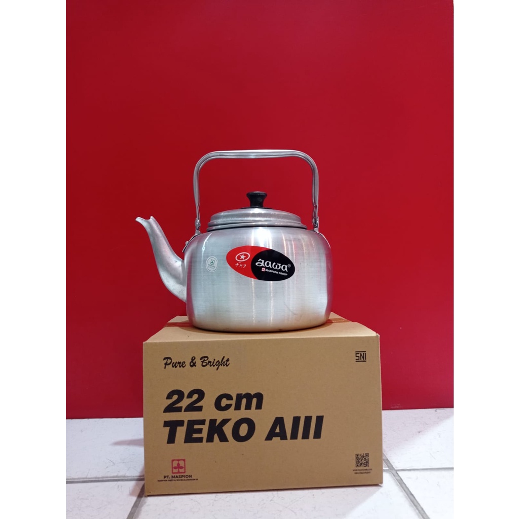 Jual Maspion Teko Jawa 22cm AIII -T08 / Teko Aluminium Jawa | Shopee ...