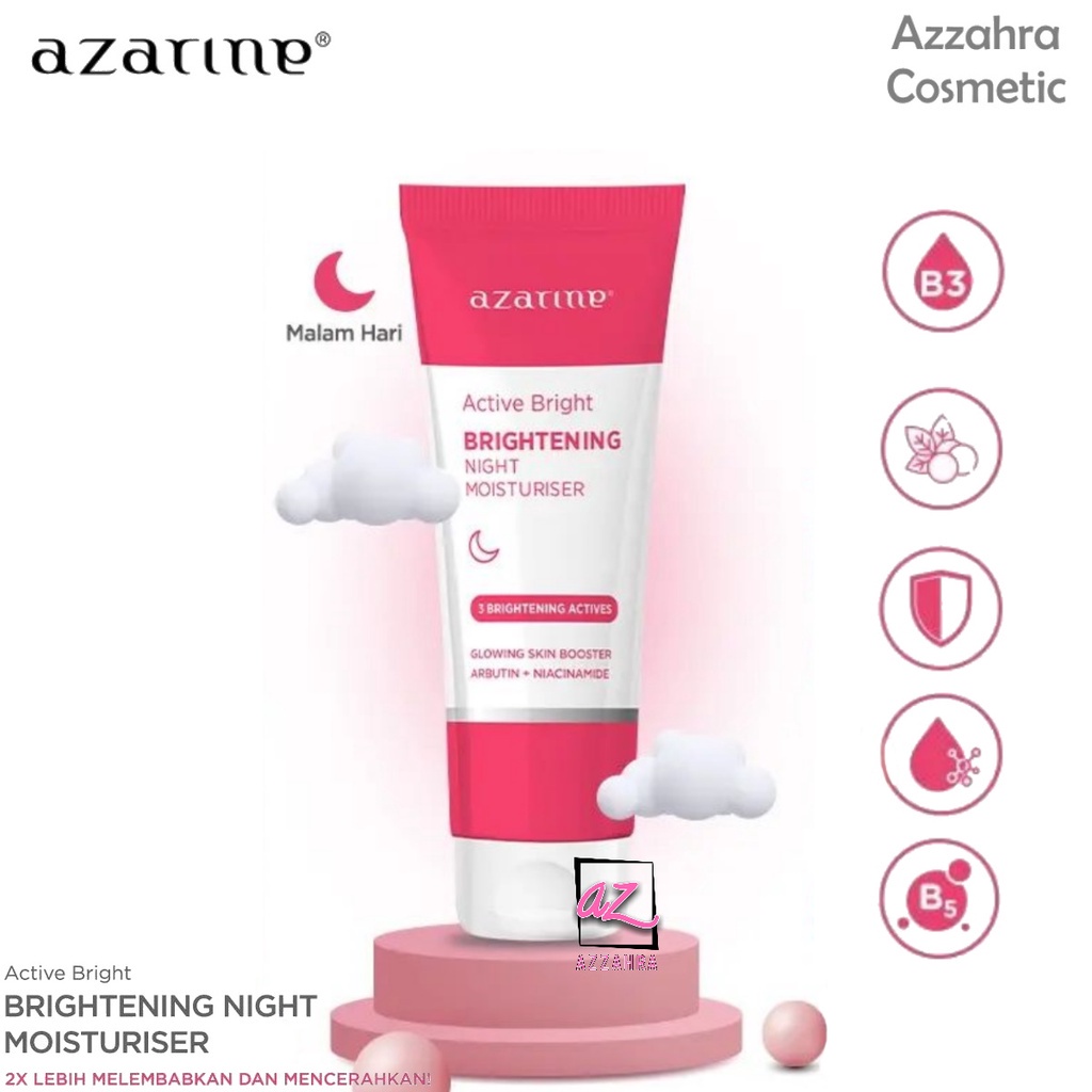 Jual Azarine Active Bright Series Day Moisturizer NIght Moisturizer ...