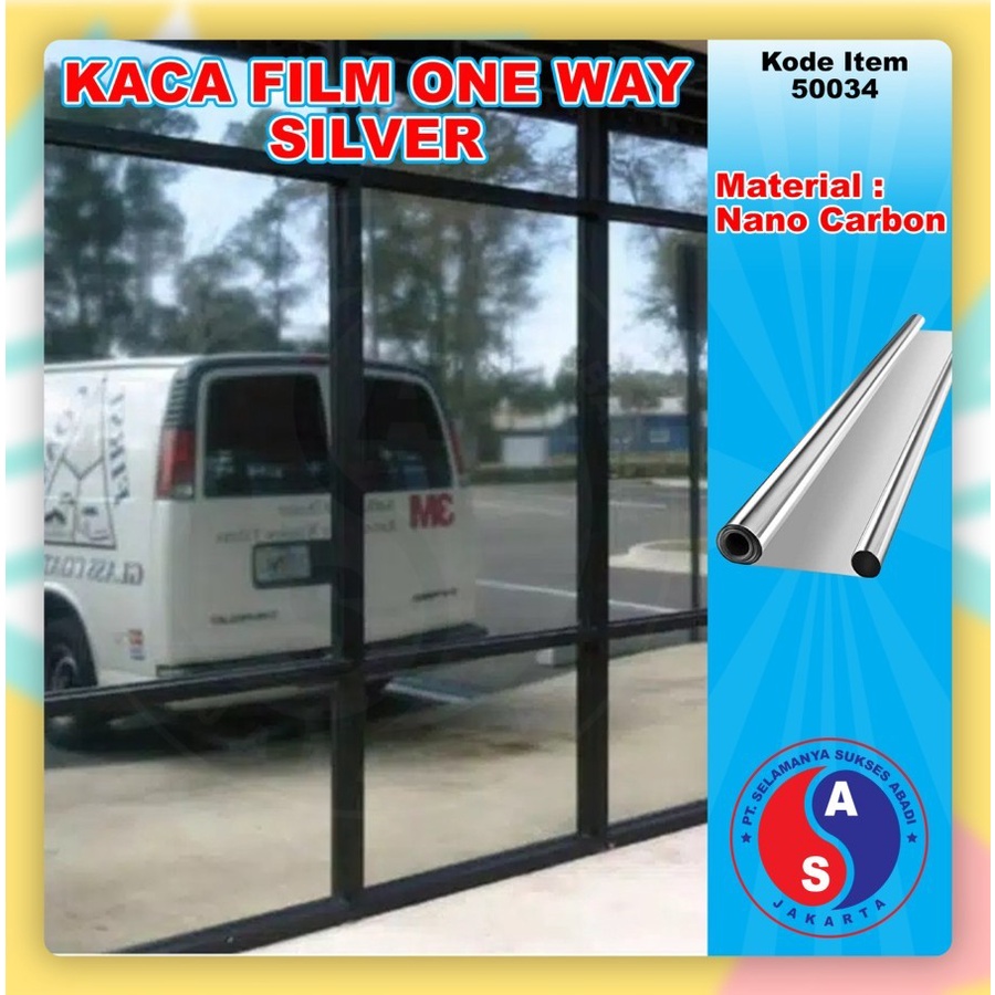 Jual JUAL STIKER KACA FILM ONE WAY/ SILVER JENDELA DAN PINTU HARGA ...