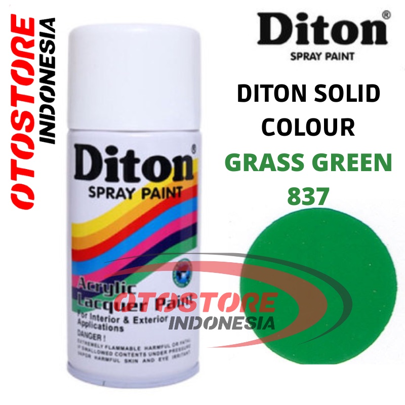 Jual Cat Semprot DITON STANDAR Solid Colours 8237 GRASS GREEN 300 cc ...