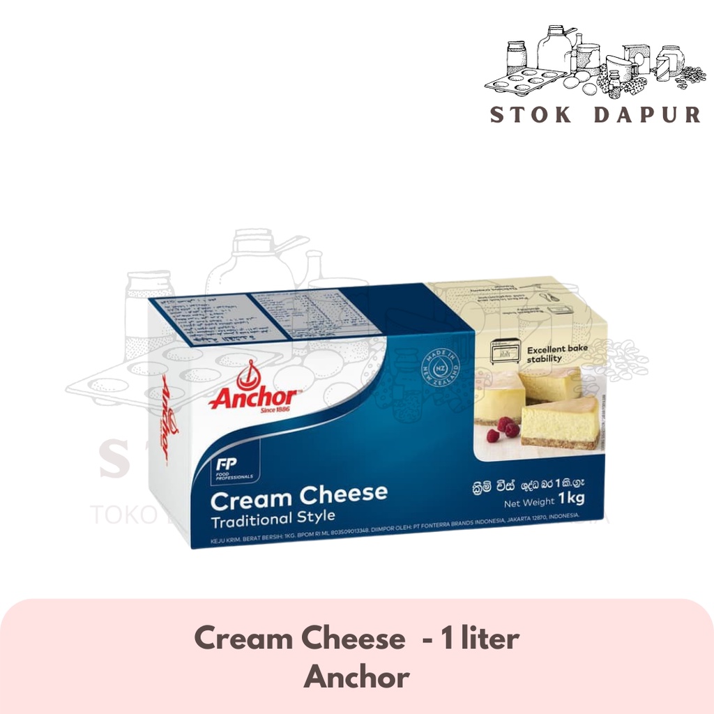 Jual Anchor Cream Cheese / Keju Krim cream cheese anchor | Shopee Indonesia