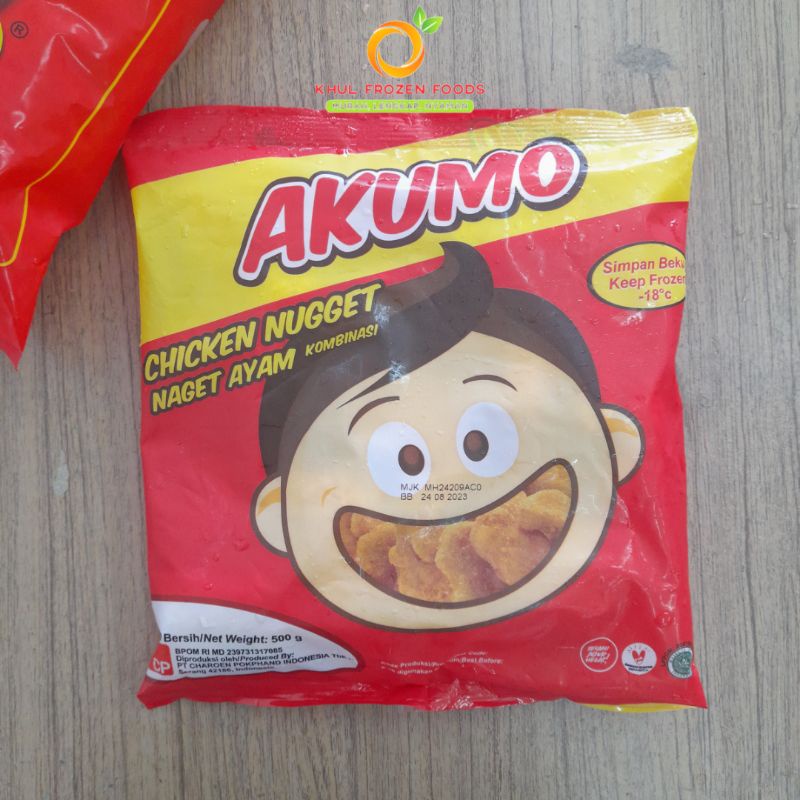 Jual Akumo Nugget Ayam 500Gr/ Akumo/ Chicken Nugget/ Naget ayam Frozen ...