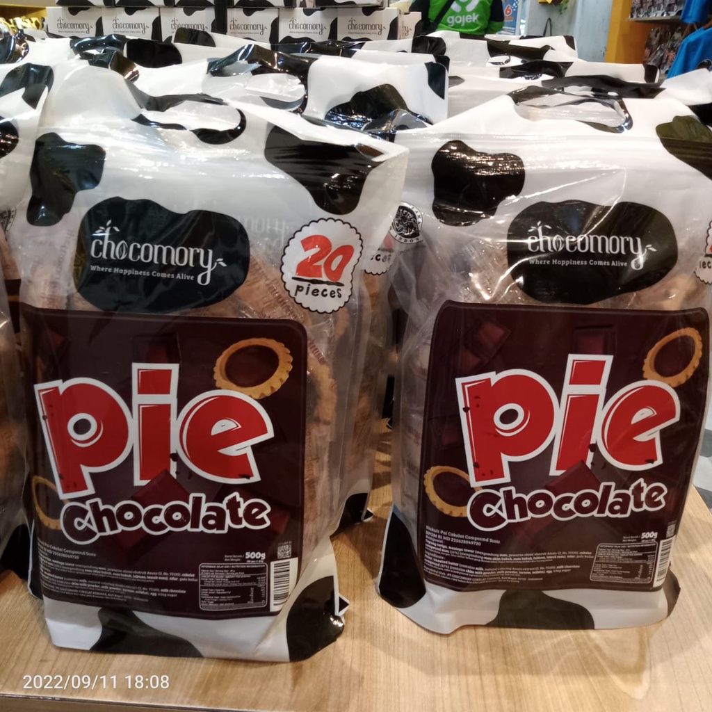 Jual READY BEKASI 26 JUL 2025 CHOCOMORY PIE ISI 20 COOKIES AND CREAM ...