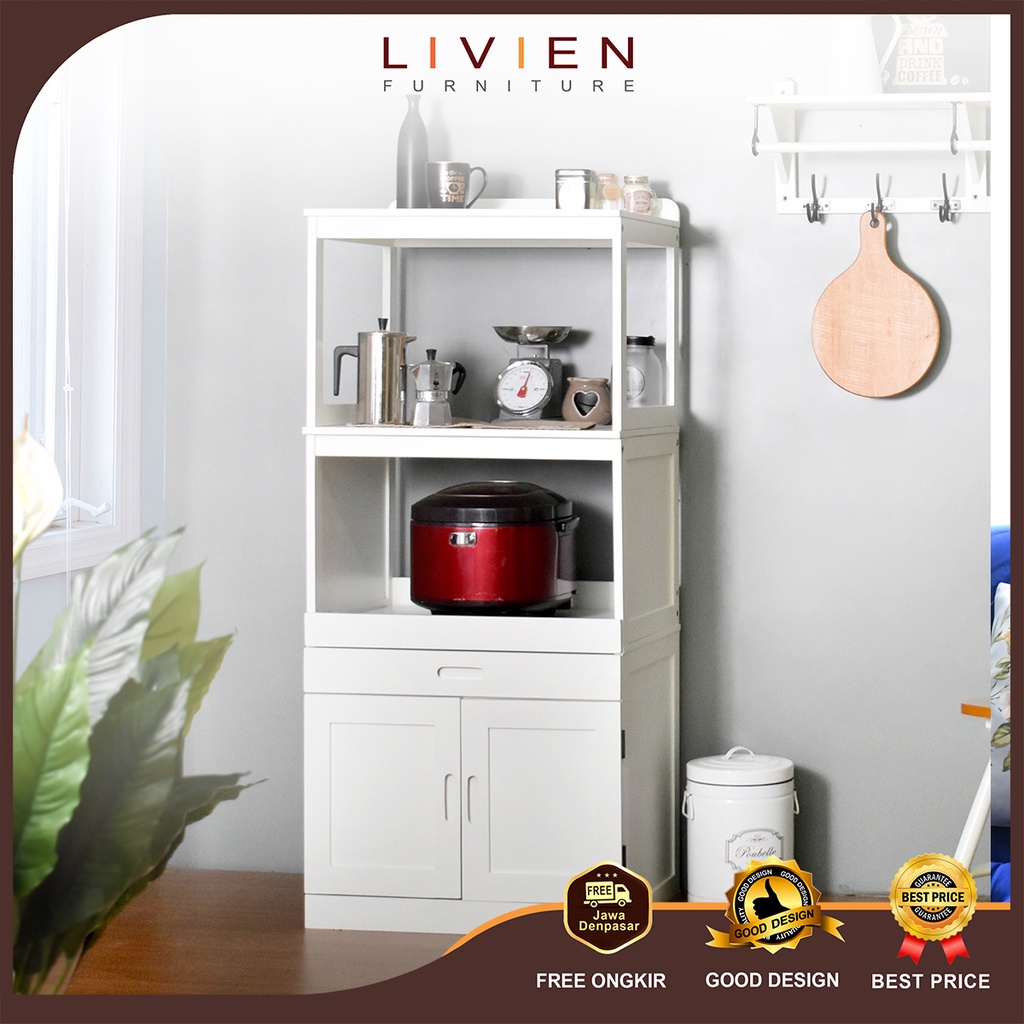 Jual Lemari Dapur | LIVIEN | Rak Dapur Minimalis | Rak Dapur Murah ...