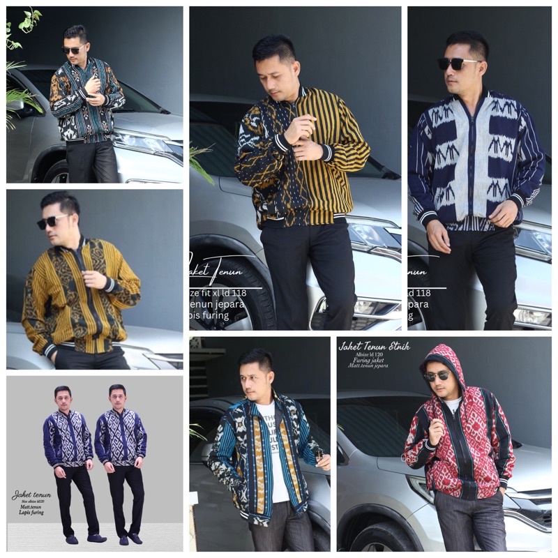 Jual JAKET TENUN ETNIK PREMIUM | Shopee Indonesia