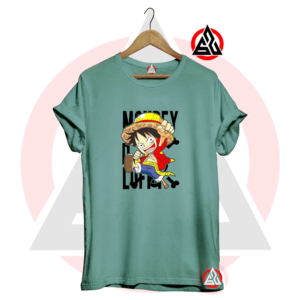 Jual Evizone Kaos Distro Anime OnePiece Luffy Cotton Combed Premium ...