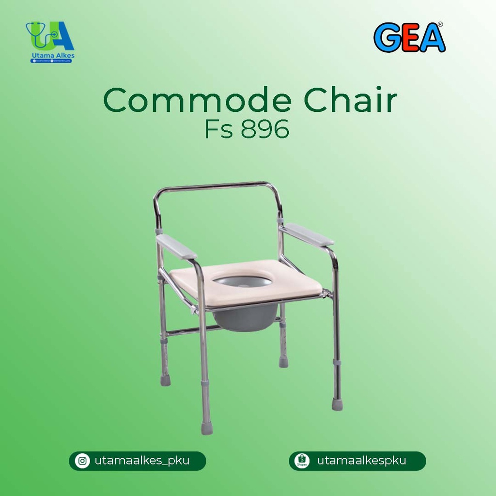 Jual COMMODE CHAIR | KURSI TOILET | FS 896 | GEA | Shopee Indonesia
