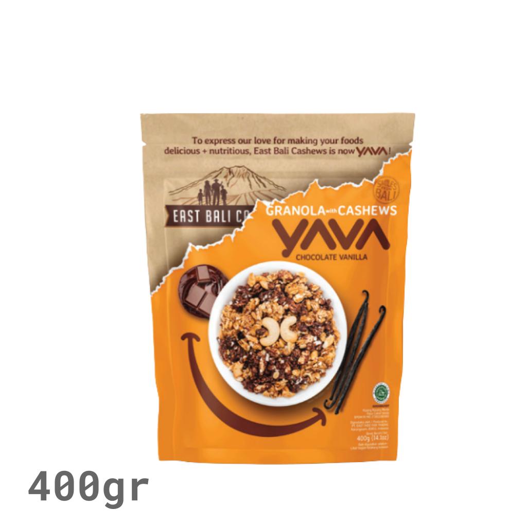 Jual Yava Granola Chocolate Vanilla 400 gr | Shopee Indonesia