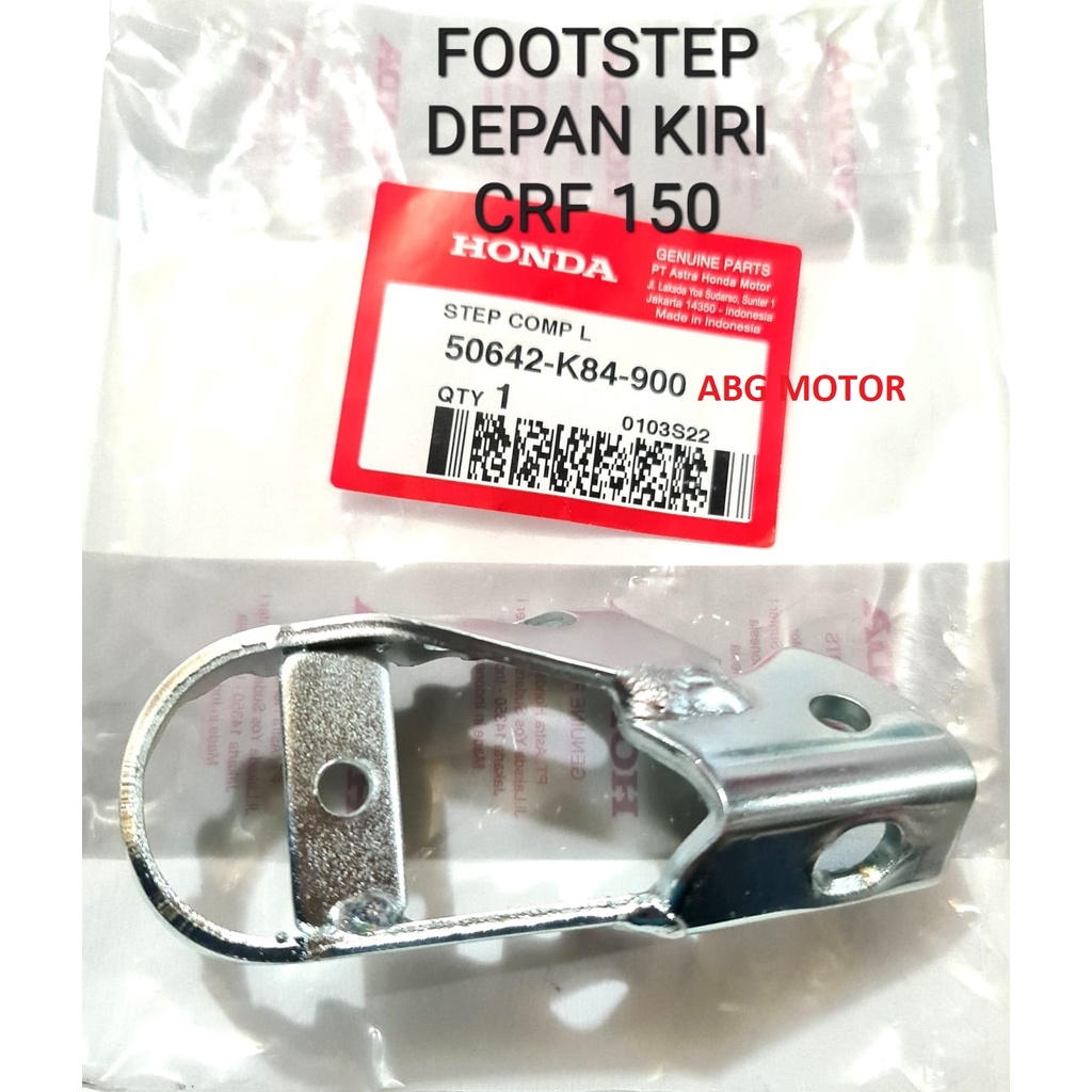 Jual BESI FOOTSTEP DEPAN BAGIAN KIRI CRF 150 ORIGINAL | Shopee Indonesia