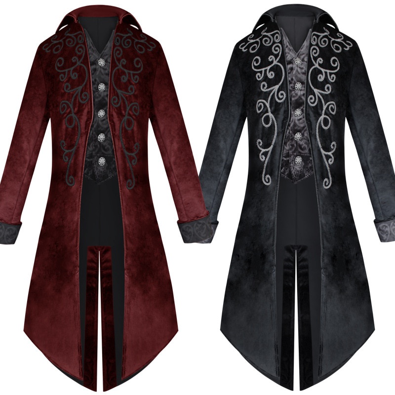 Jual PREORDER Women Men Steampunk Victorian Medieval Coat Tuxedo ...