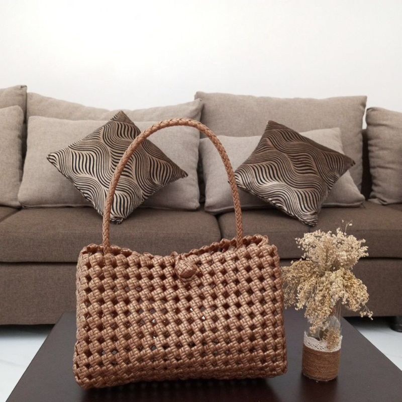 Jual Promo Tas Anyaman jali 2 line super premium/Tas Fashion Gaya/ Tas ...