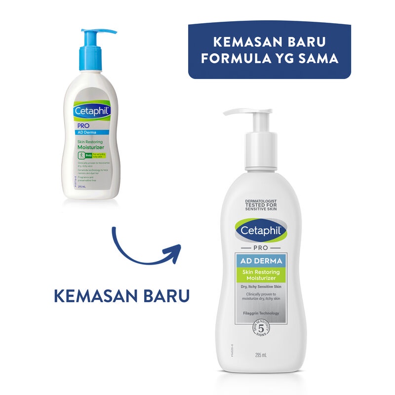 Jual Cetaphil PRO AD DERMA Skin Restoring Body Moisturizer 295ml ...