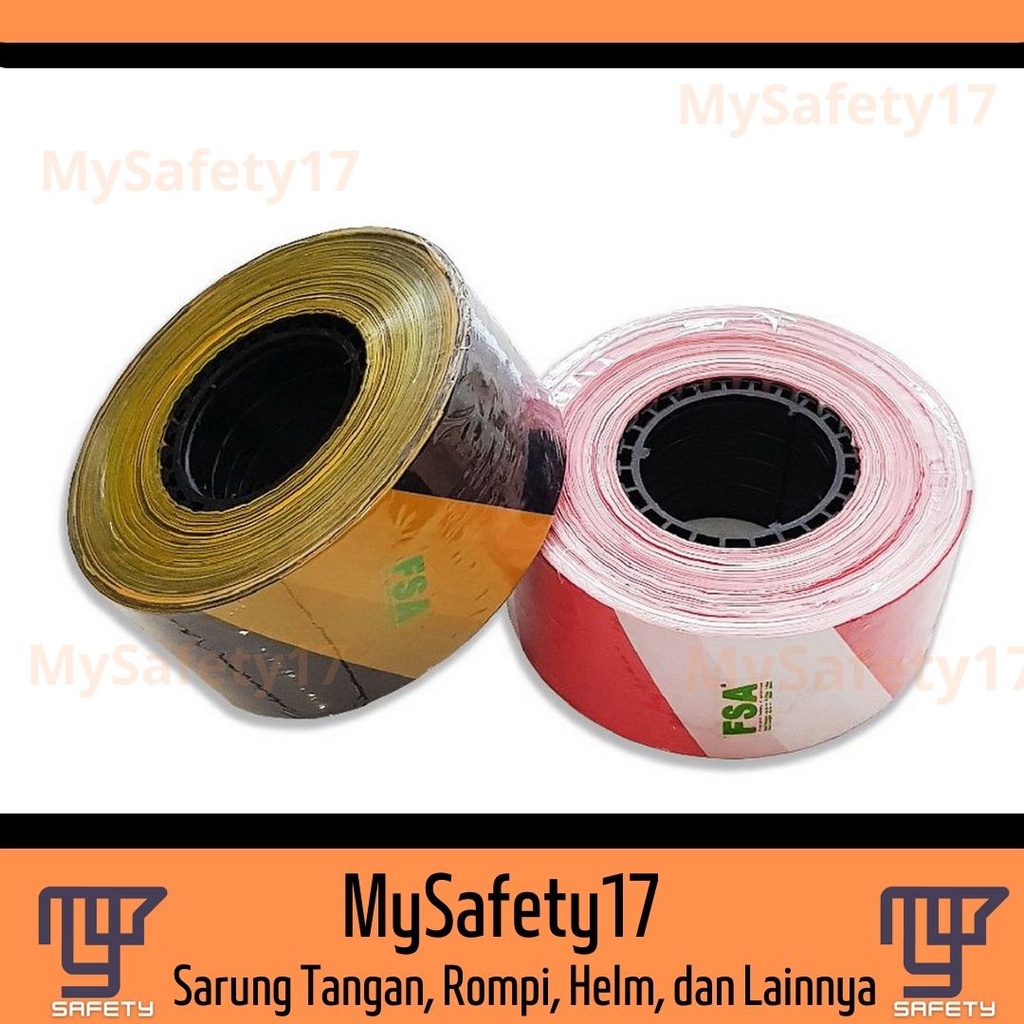 Jual Barricade Tape Garis Proyek Polisi Police Line Safey Line 3" x 500 ...
