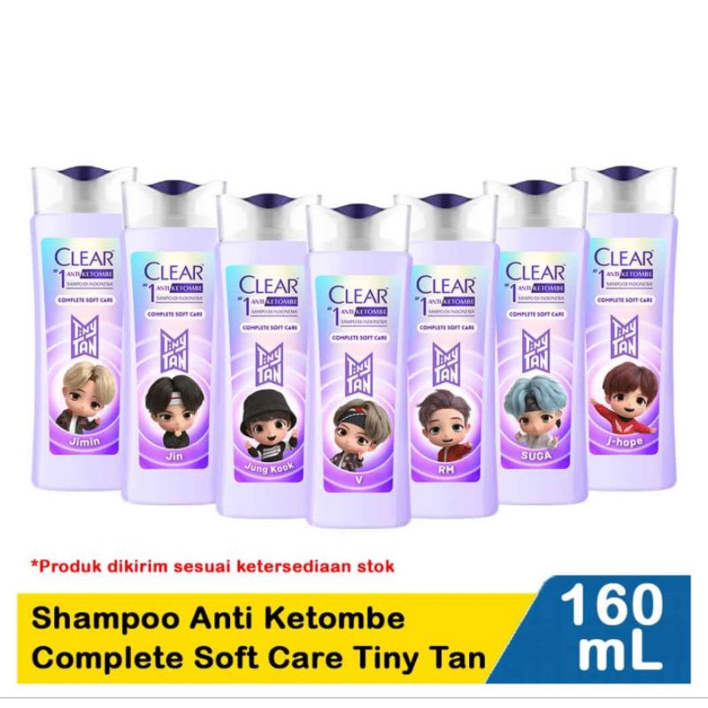 Jual CLEAR Shampoo Anti Ketombe Complete Soft Care Tinytan 160ml 660ml Tiny Tan Shampo Sampo ...