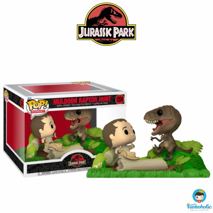 Jual Funko POP! Moment Jurassic Park - Muldoon Raptor Hunt [Exclusive ...