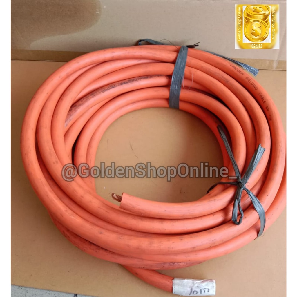Jual Kabel Las Lincoln Orange 70mm Panjang 10 meter | Shopee Indonesia