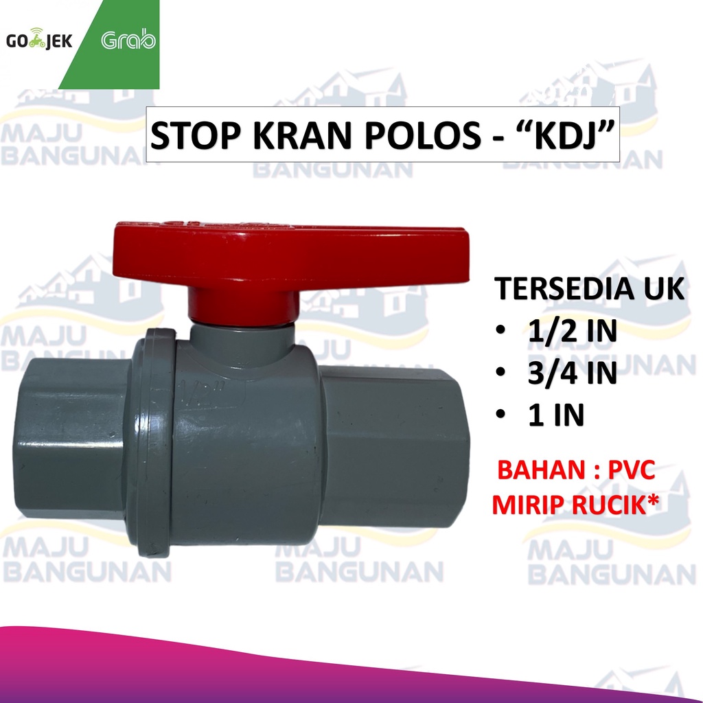 Jual Ballvalve KDJ 1/2" / Ball valve 1/2 inch / / Stopkran 1/2" / Stop ...