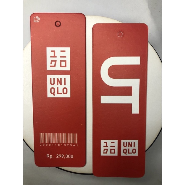 Jual UNIQLO T-SHIRT PRICE TAG BARCODE SUPER PREMIUM CO 1X DI KIRIM ...