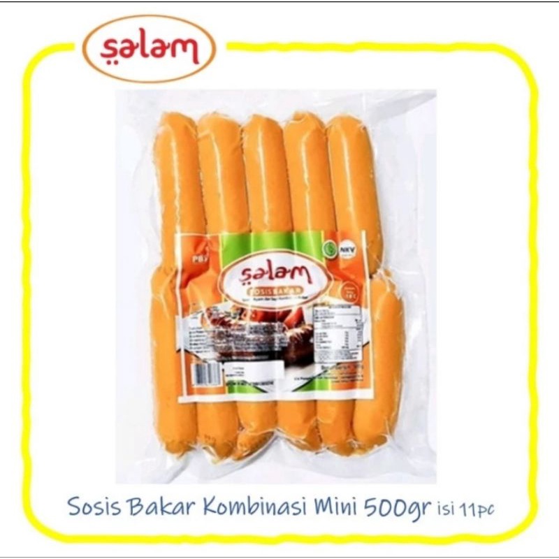 Jual Salam Sosis Bakar Mini 500g isi 12pc | Shopee Indonesia