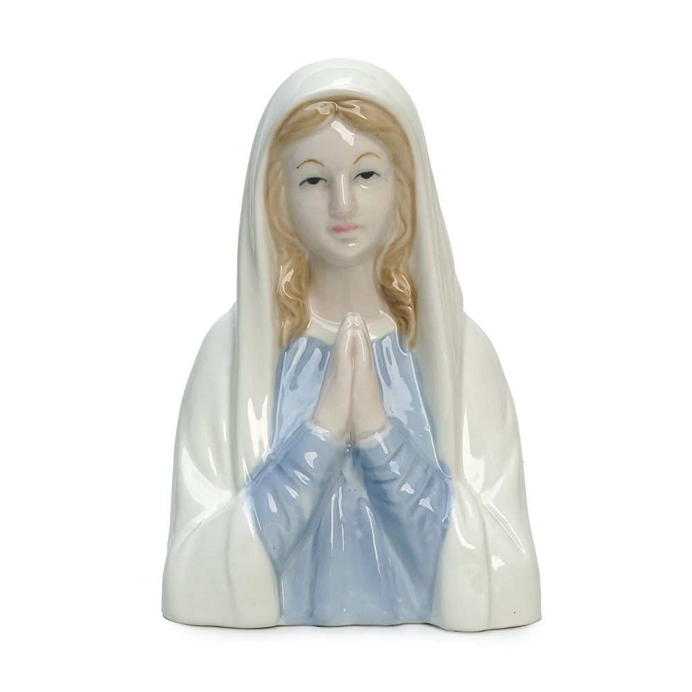 Jual Patung Rohani Bunda Maria Tangan Berdoa Keramik 14cm Pajangan Patung Katolik | Shopee Indonesia