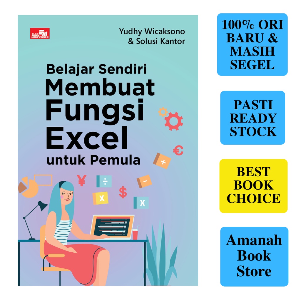 Jual Buku Belajar Sendiri Membuat Fungsi Excel untuk Pemula by Yudhy Wicaksono & Solusi Kantor ...