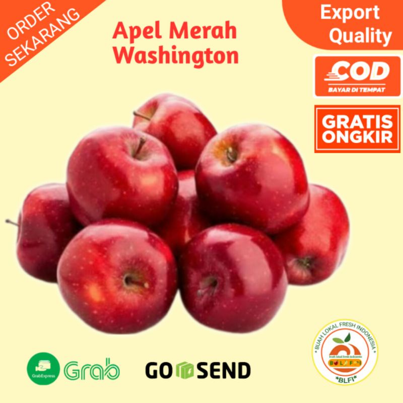 Jual BUAH APEL MERAH WHASINGTON FRRESH | Shopee Indonesia
