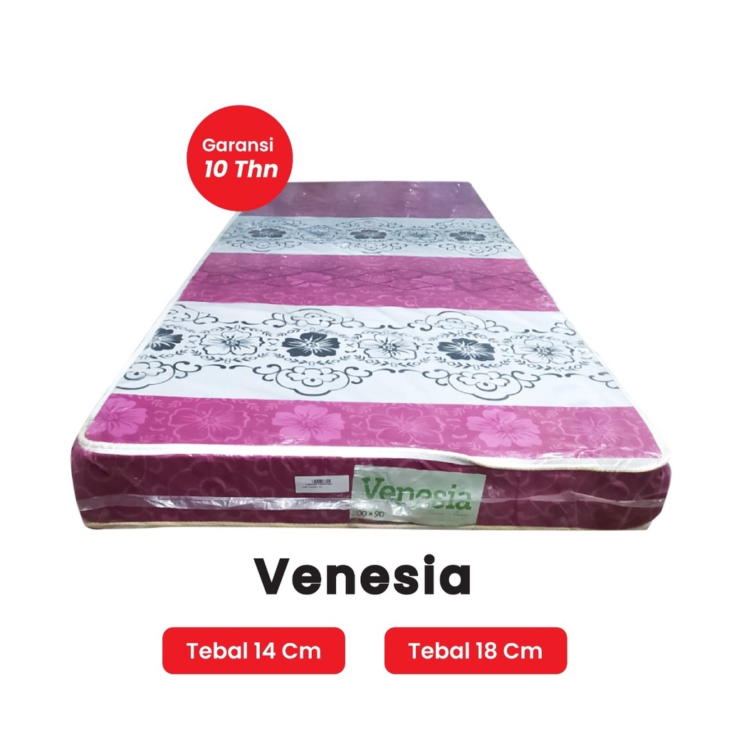 Jual KASUR BUSA SG VENESIA Garansi 10th Tebal 14cm-20cm | Shopee Indonesia