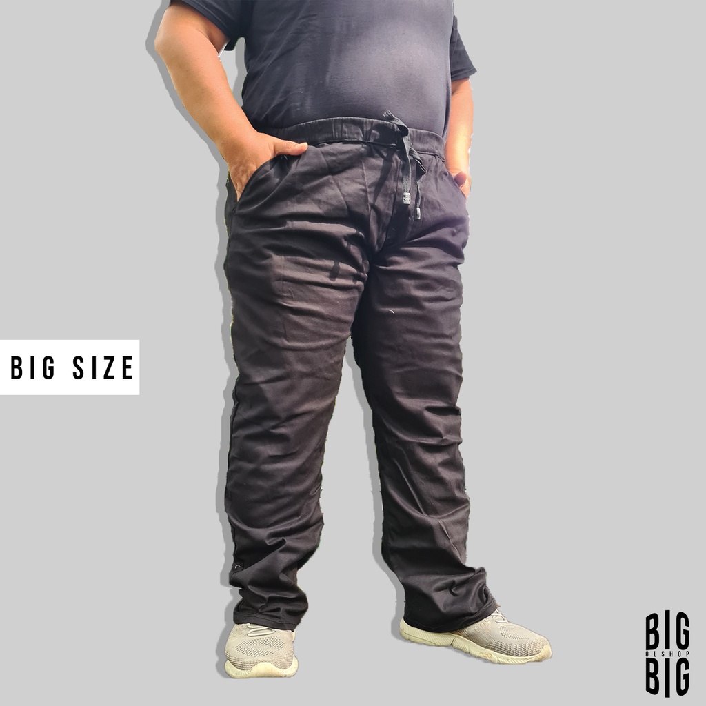 Jual BIG BIG OLSHOP - BIG SIZE - Celana Chino Pinggang Karet Premium Ukuran XXL - 6XL | Shopee ...