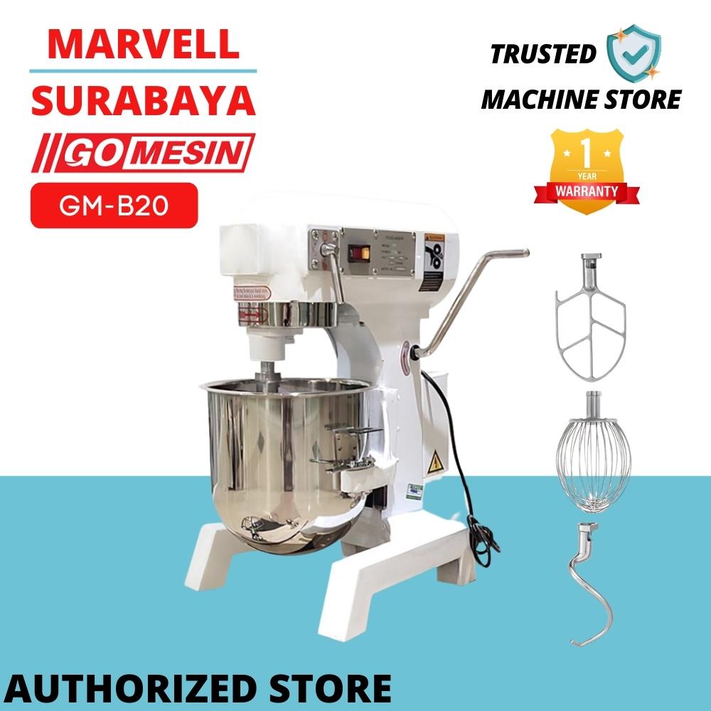 Jual PLANETARY MIXER 20 LITER GOMESIN GM B20 MIXER ADONAN ROTI KUE ...