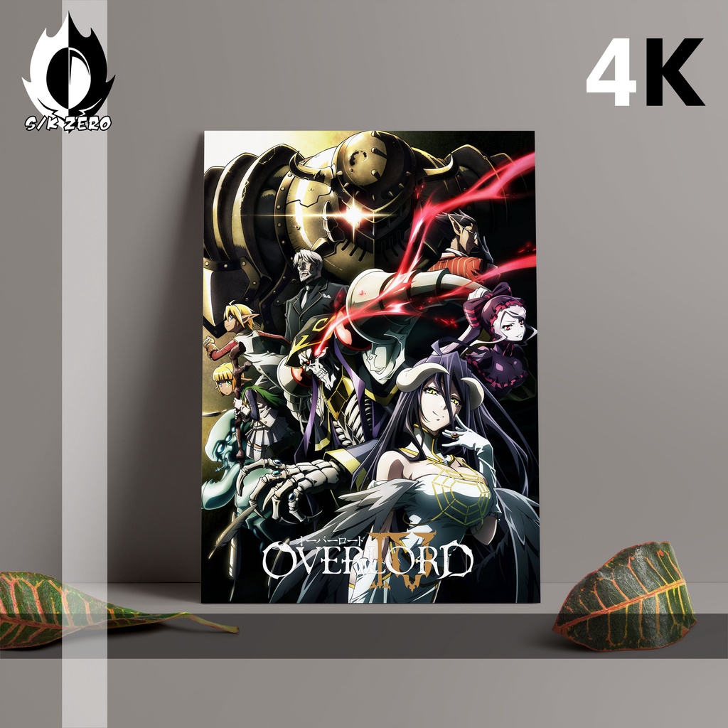 Jual Poster size A3 Anime Paling Lengkap - Overlord (4K)(bisa custom ...