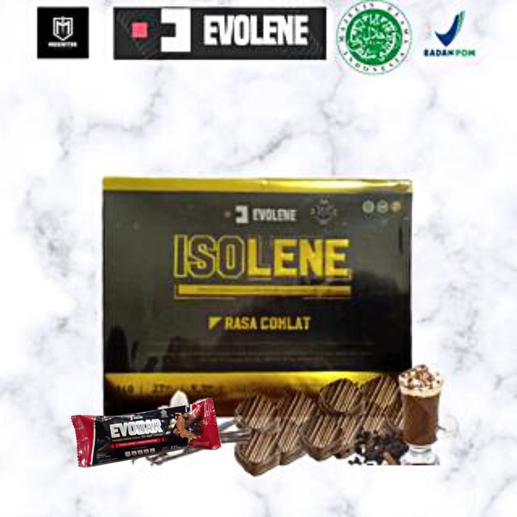 Jual ISOLENE 396gr 12 Saset Whey Isolate Evolene | Shopee Indonesia