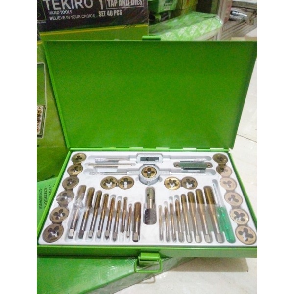 Jual Pengetapan baud TAP & DIES TEKIRO SET 40PCS | Shopee Indonesia