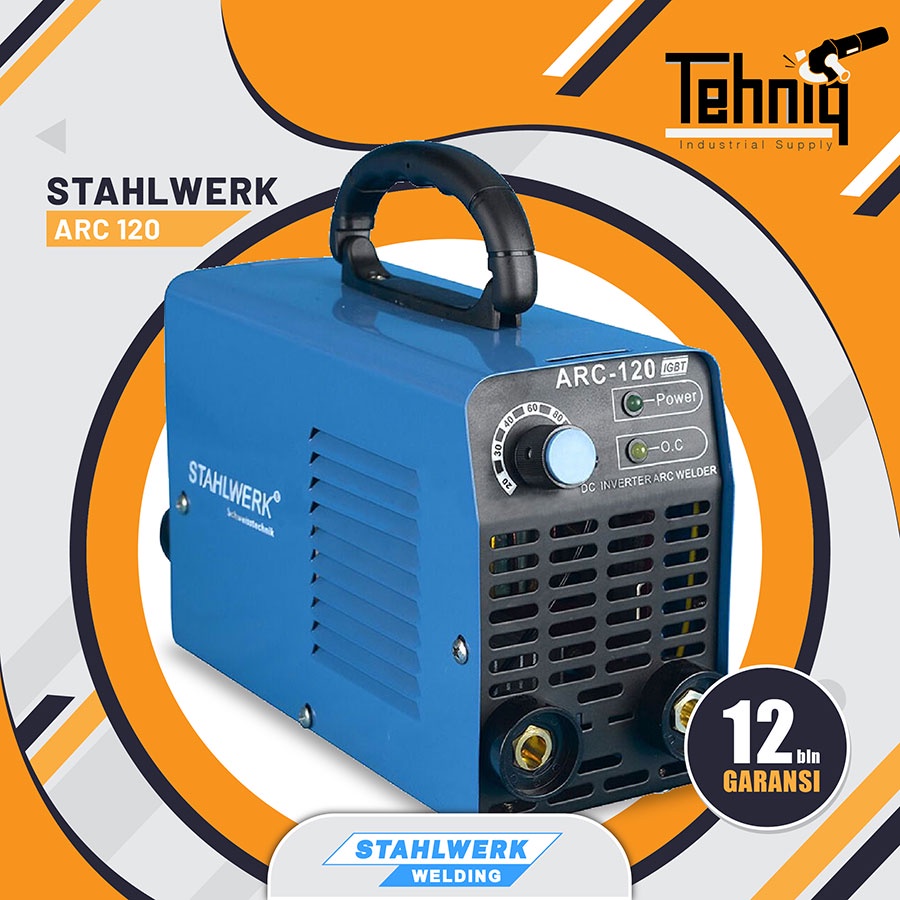 Jual Mesin Las Listrik / Trafo Las / Inverter Las STAHLWERK DC MMA ARC-120 | Shopee Indonesia