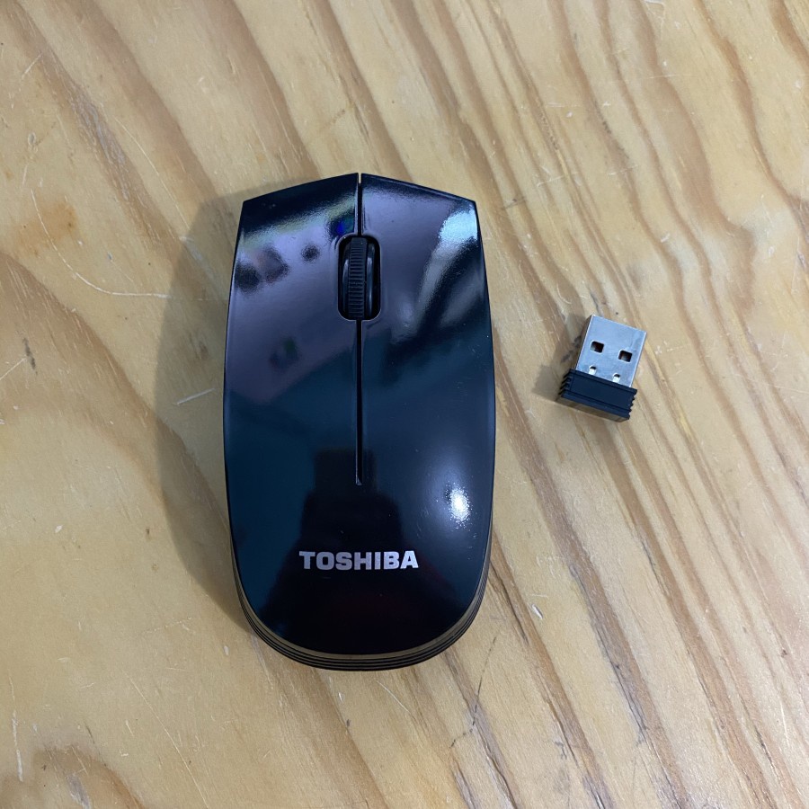 Jual Mouse wireless TOSHIBA wireless mouse merek TOSHIBA 2.4GHZ 1600 ...
