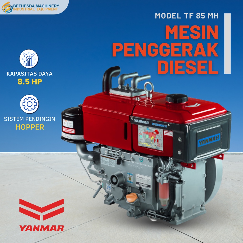 Jual Mesin Penggerak / Diesel Engine YANMAR TF 85 R - 8.5 PK / 8.5 HP | Shopee Indonesia
