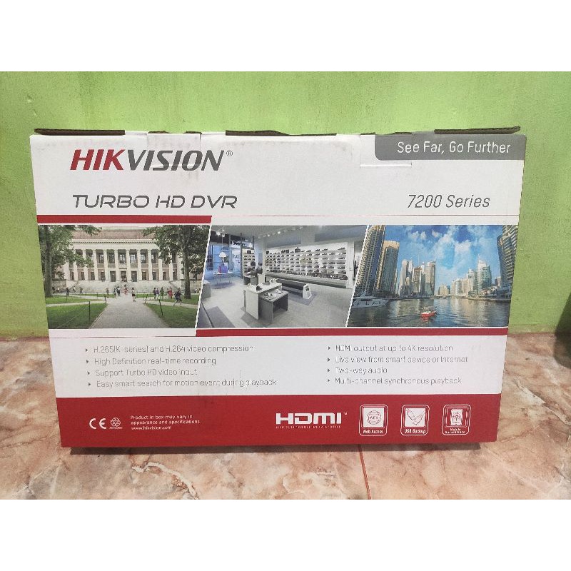 Jual Box Kotak DVR HIKVISION 4CH 4 Channel Turbo HD DS-7204HQHI-K1 ...