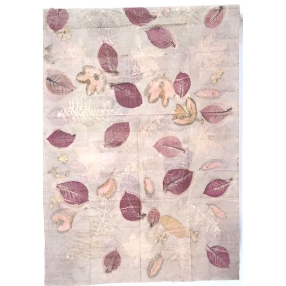 Jual Kain Ecoprint Fasnur motif daun | Shopee Indonesia